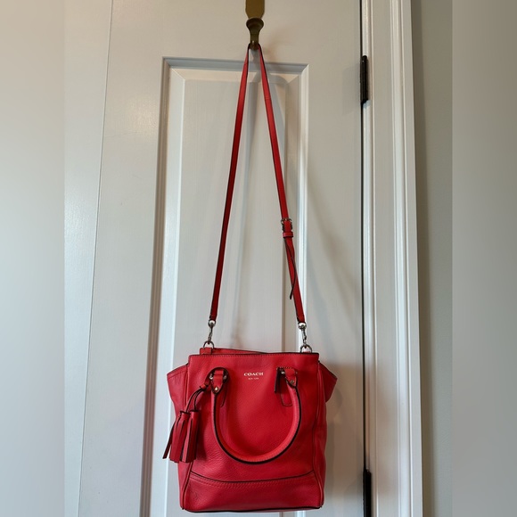 Coach | Bags | Coach Red Top Handle Crossbody Bag | Poshmark